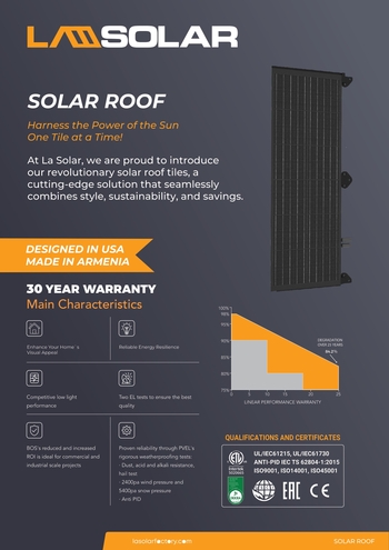 Solar Panels Datasheets, Documents, Certification | LA Solar